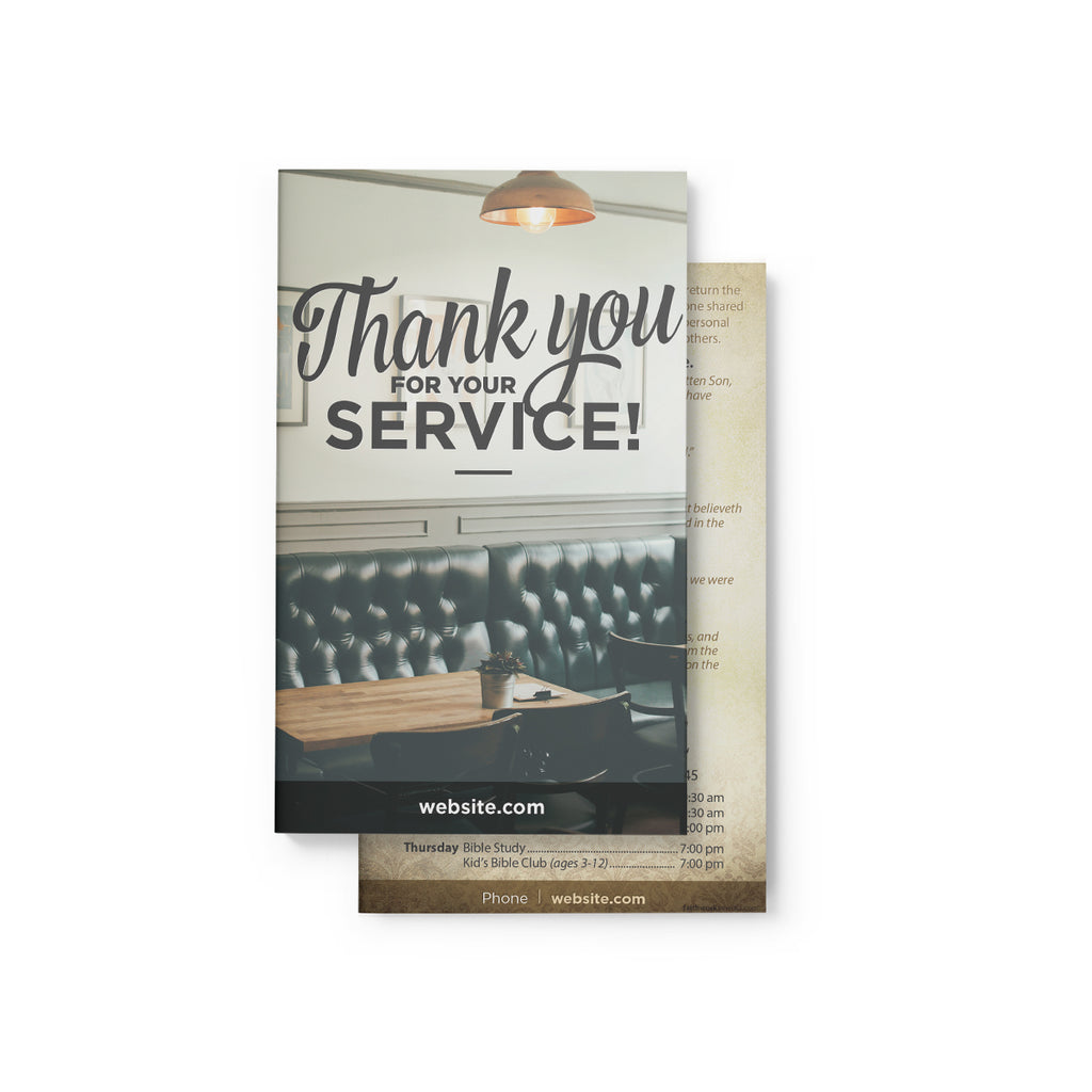 Thank You For Your Service Card